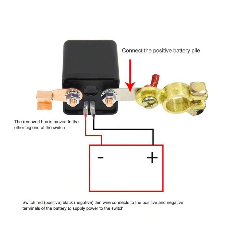 12V Remote Battery Disconnect Switch Prevents Battery Discharge High ...
