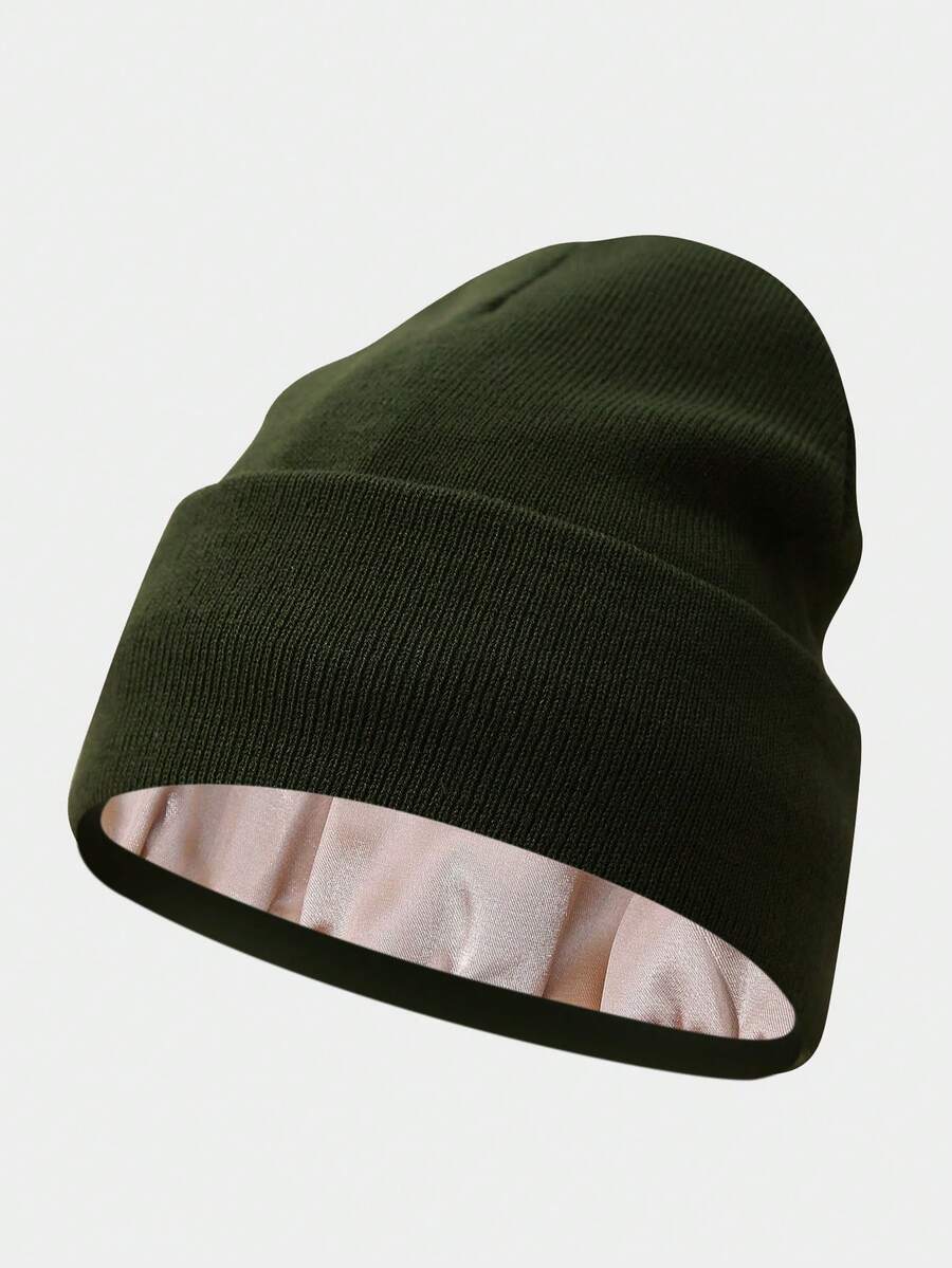 Women'S Silky Satin Beanie -Anti-Static, No Frizz, Tangle-Free KnitCap ...