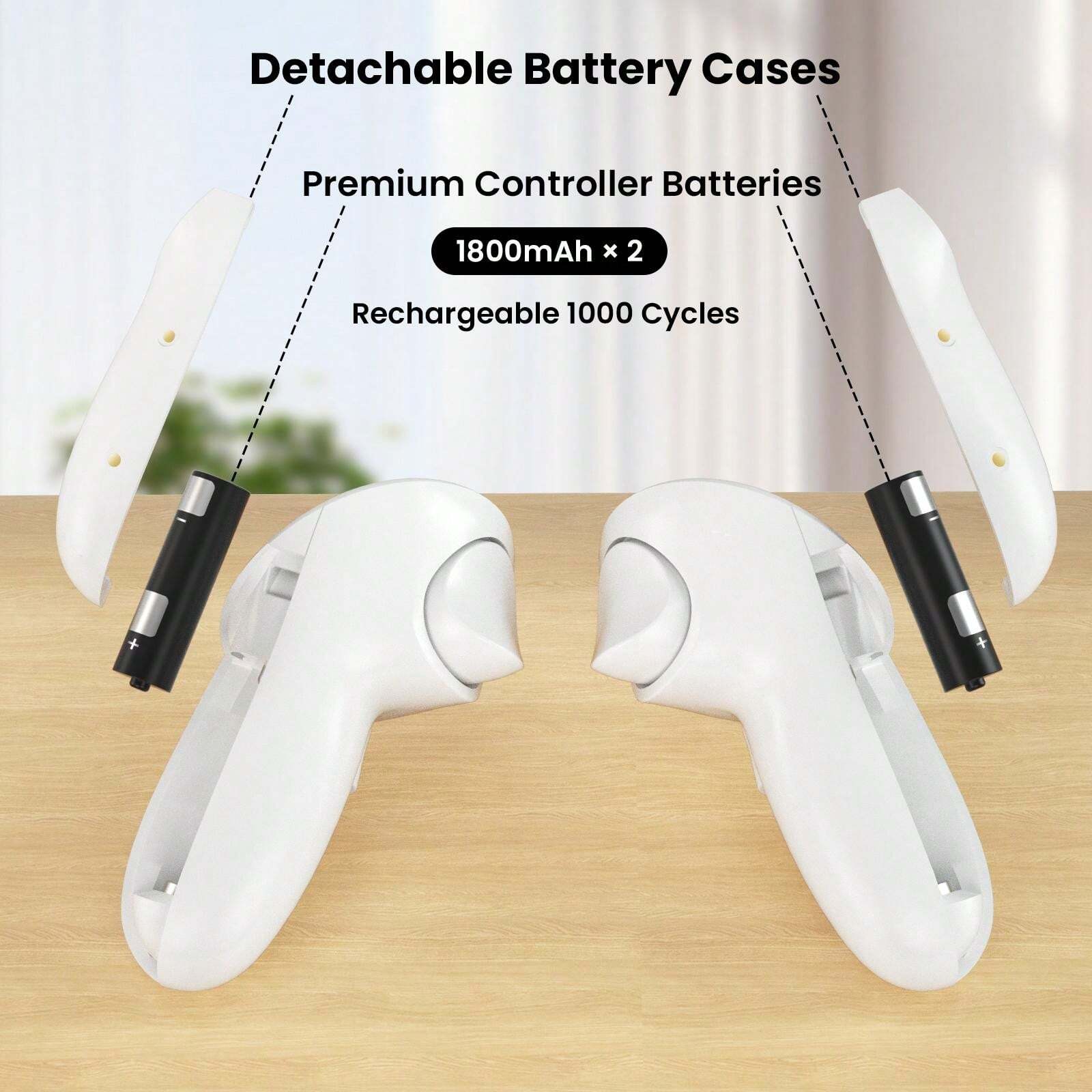 Wireless Charging Dock For Meta Quest 3 Compact Design All-In-One ...