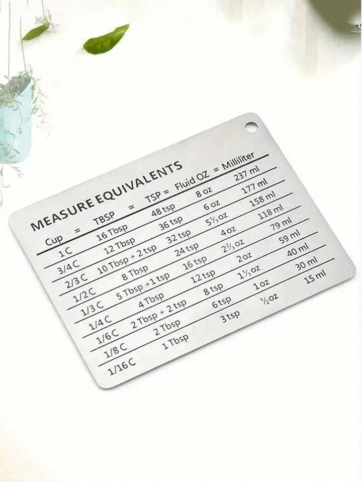 1 Piece Stainless Steel Magnetic Refrigerator Magnet Baking Scale ...