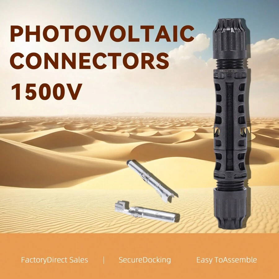 1 Pc 1500V Of Solar Connector Solar Solar Plug Cable Connectors (Male ...
