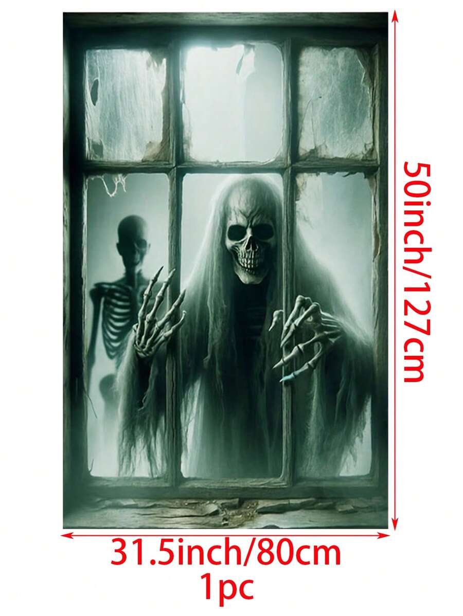 Gothic Haunted Prison Window Decoration - Perfect For Halloween ...