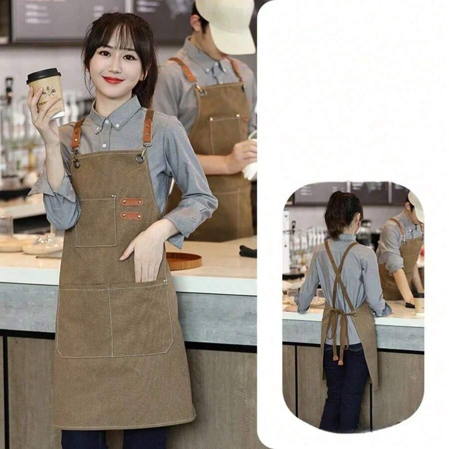 New 2024 Apron Oil Proof, And High Aesthetic Value Custom Printed Logo ...