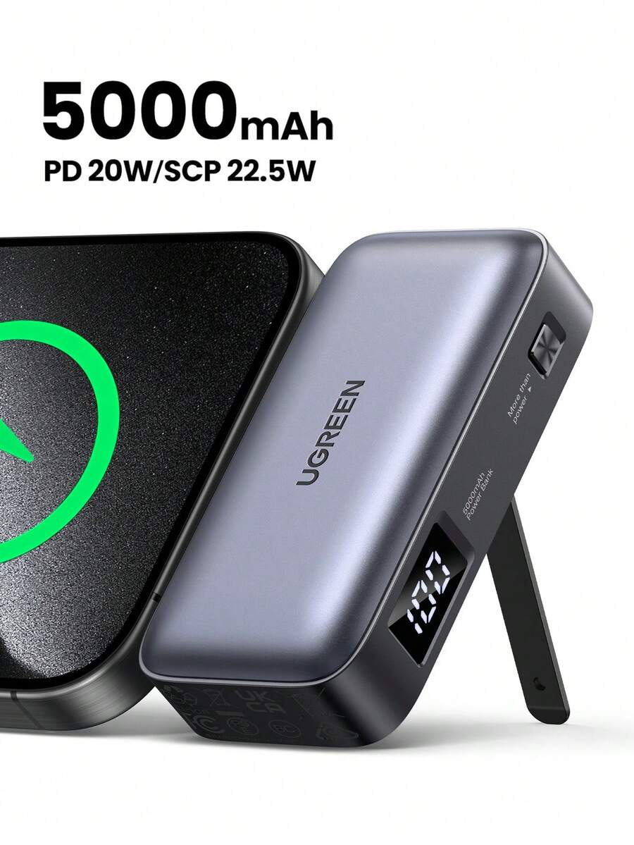 UGREEN 5000mAh Portable Charger PD USB C Mini Power Bank Small Fast ...