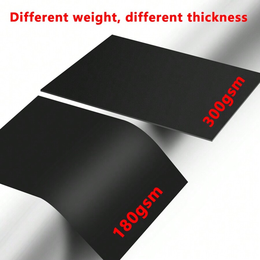 20 Sheets Black Cardstock A4 A3 Printing, Business Card Painting ...