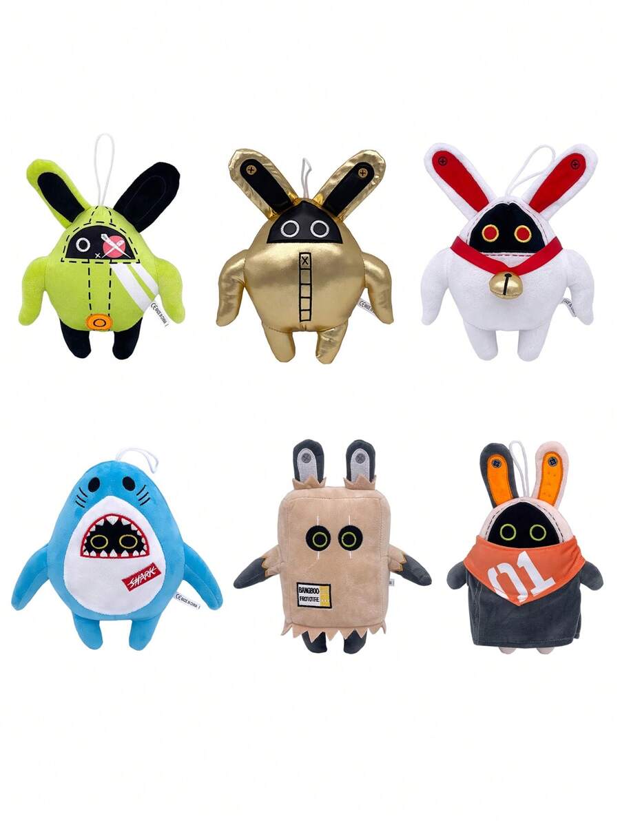 1pc Zenless Zone Zero Plush Bangboo Rabbit Stuffed Doll | SHEIN South ...