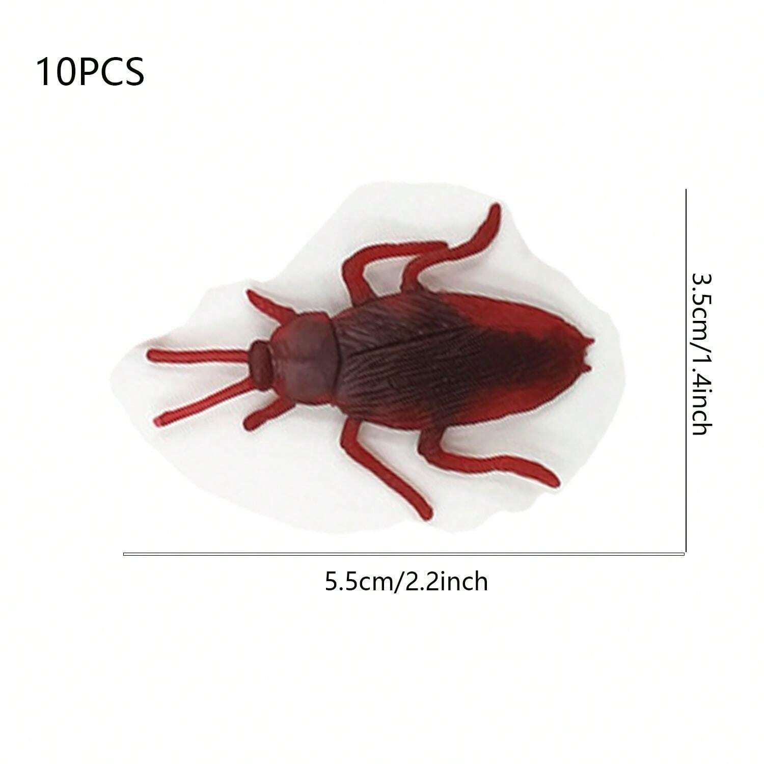 10pcs Plastic Cockroach Model, Pranks Toys, Horror Themed Decoration ...