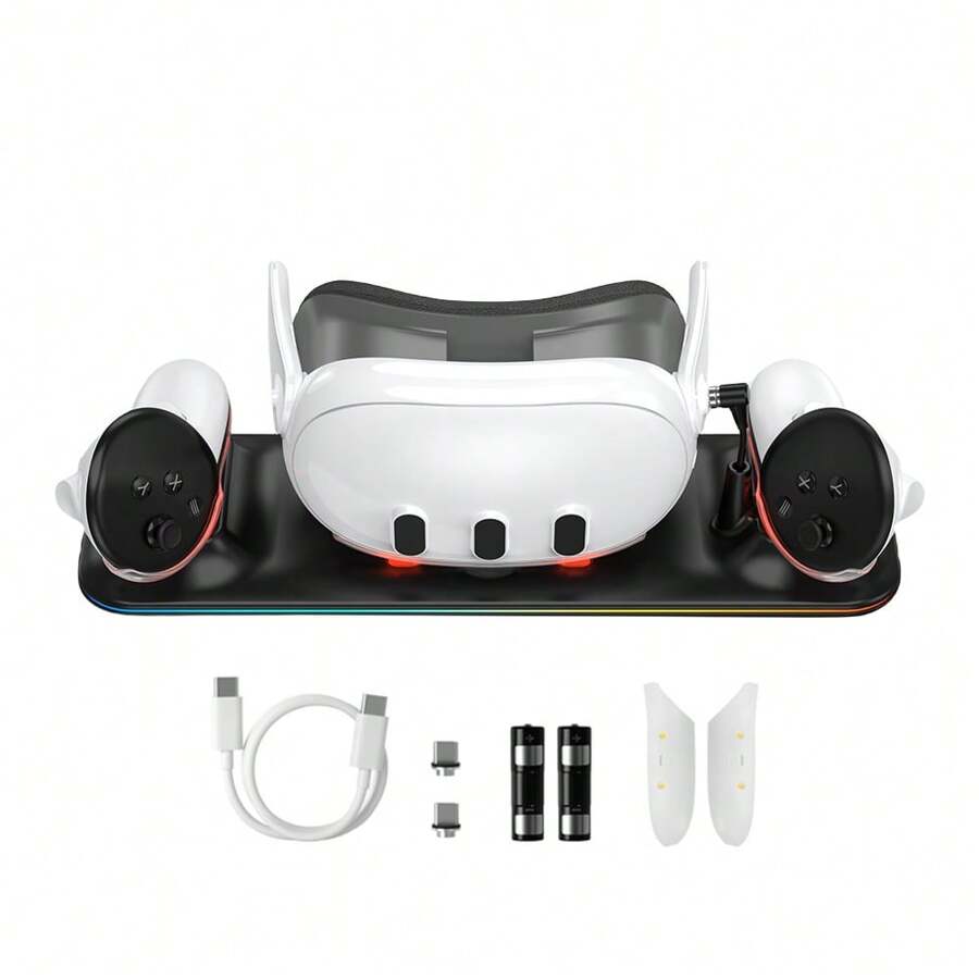 Wireless Charging Dock For Meta Quest 3 Compact Design All-In-One ...