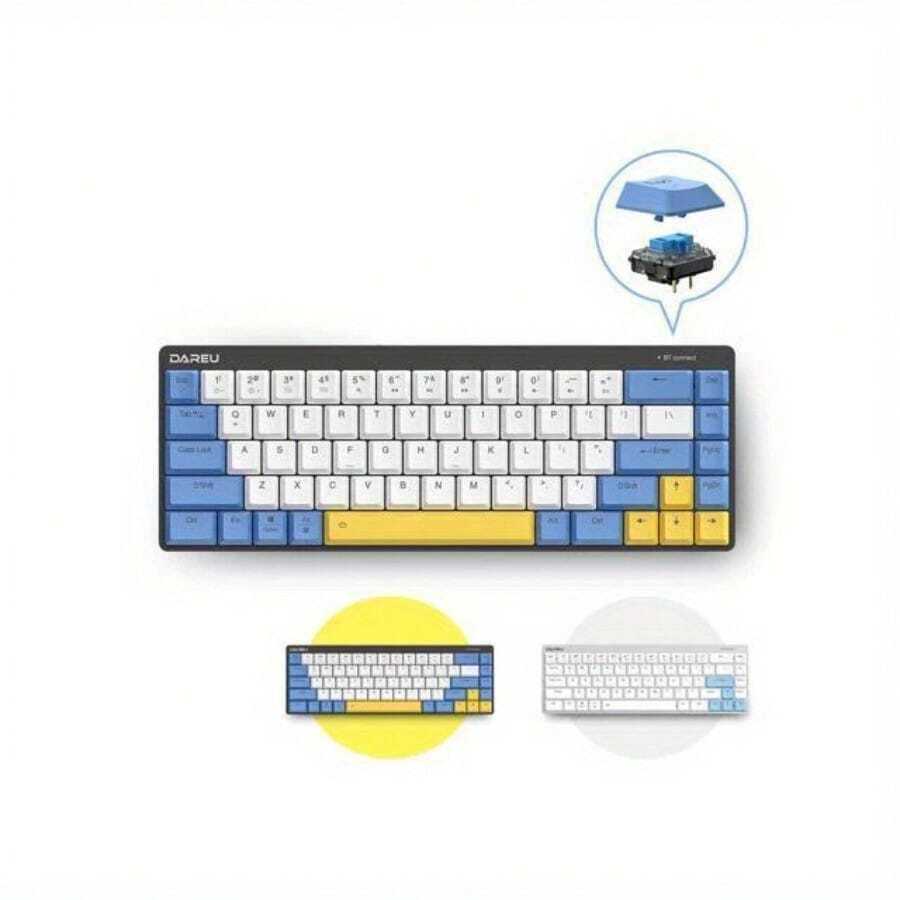 Dareu EK868 Low Profile Switch Mechanical Wireless Keyboard Extra-Thin ...