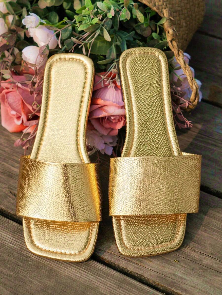 Spring And Summer New Tide Brand H Slippers Female Internet Celebrity ...