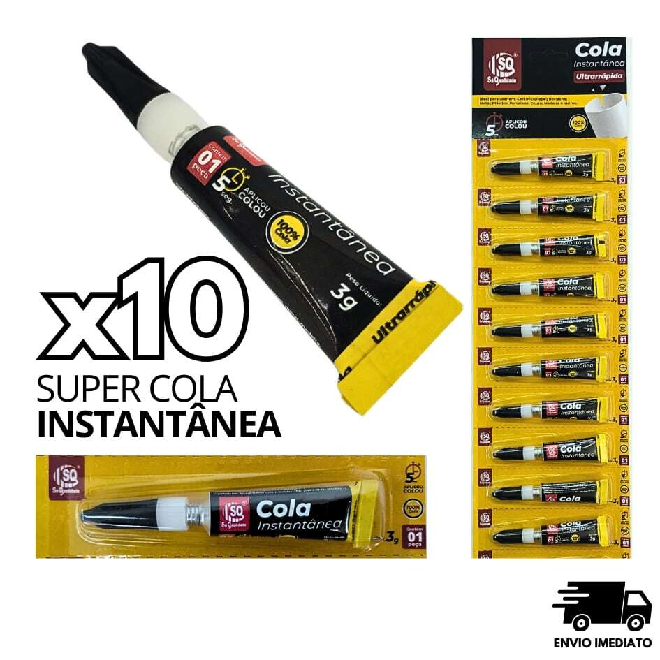 Super Glue Kit 10 Pieces Instant Glue Tablet 3g Glue Wood Porcelain ...