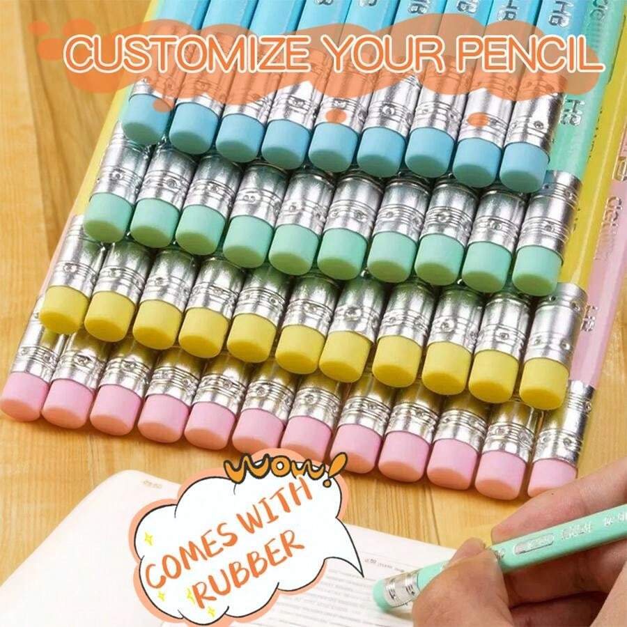 Lápices personalizados con nombres grabados, lápices HB/2B para ...
