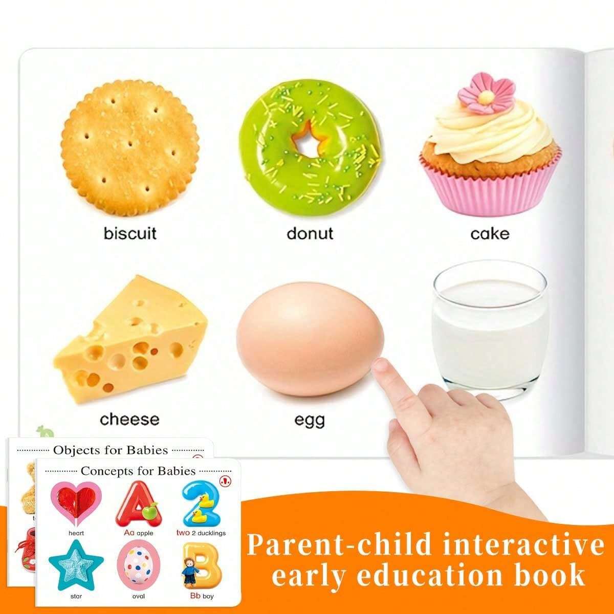 2-Book Set Of English Learning Cognitive Books For Children, Favorite ...