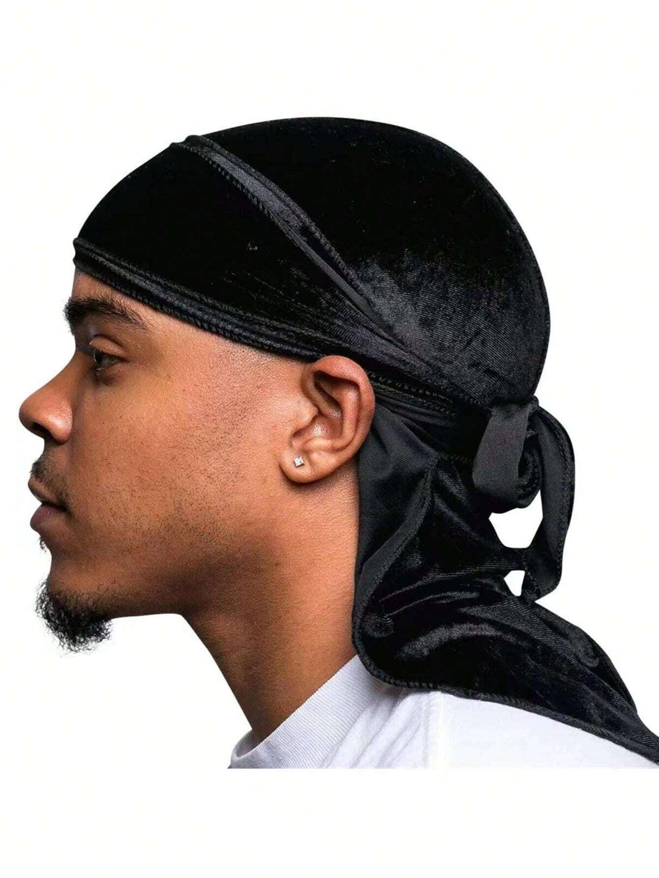 1pc Velvet Durag, High Quality Velvet Do Rags, Du-Rag For Men, Ideal ...