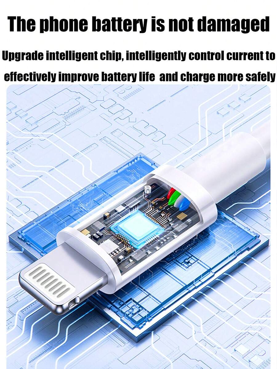 USB To IOS Interface Data Cable, TPE Glossy Material, 20W High-Power ...