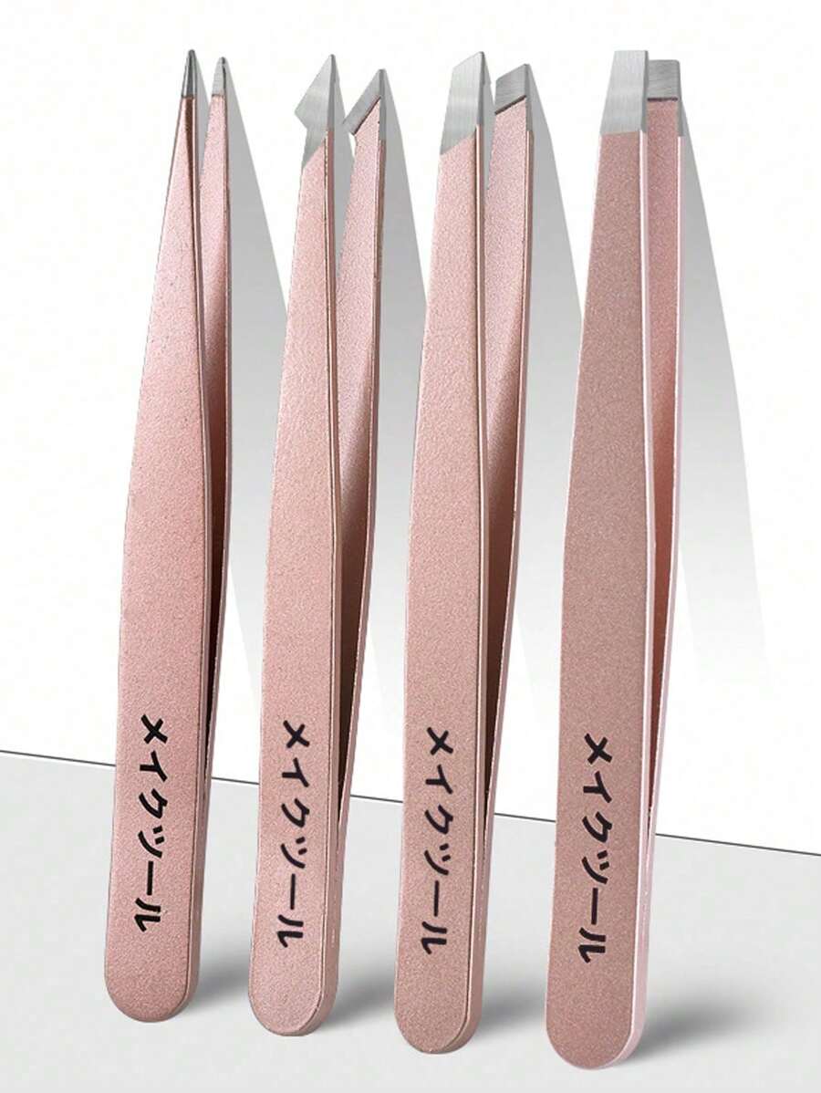 Professional Stainless Steel Tweezers For Eyebrows - Great Precision ...