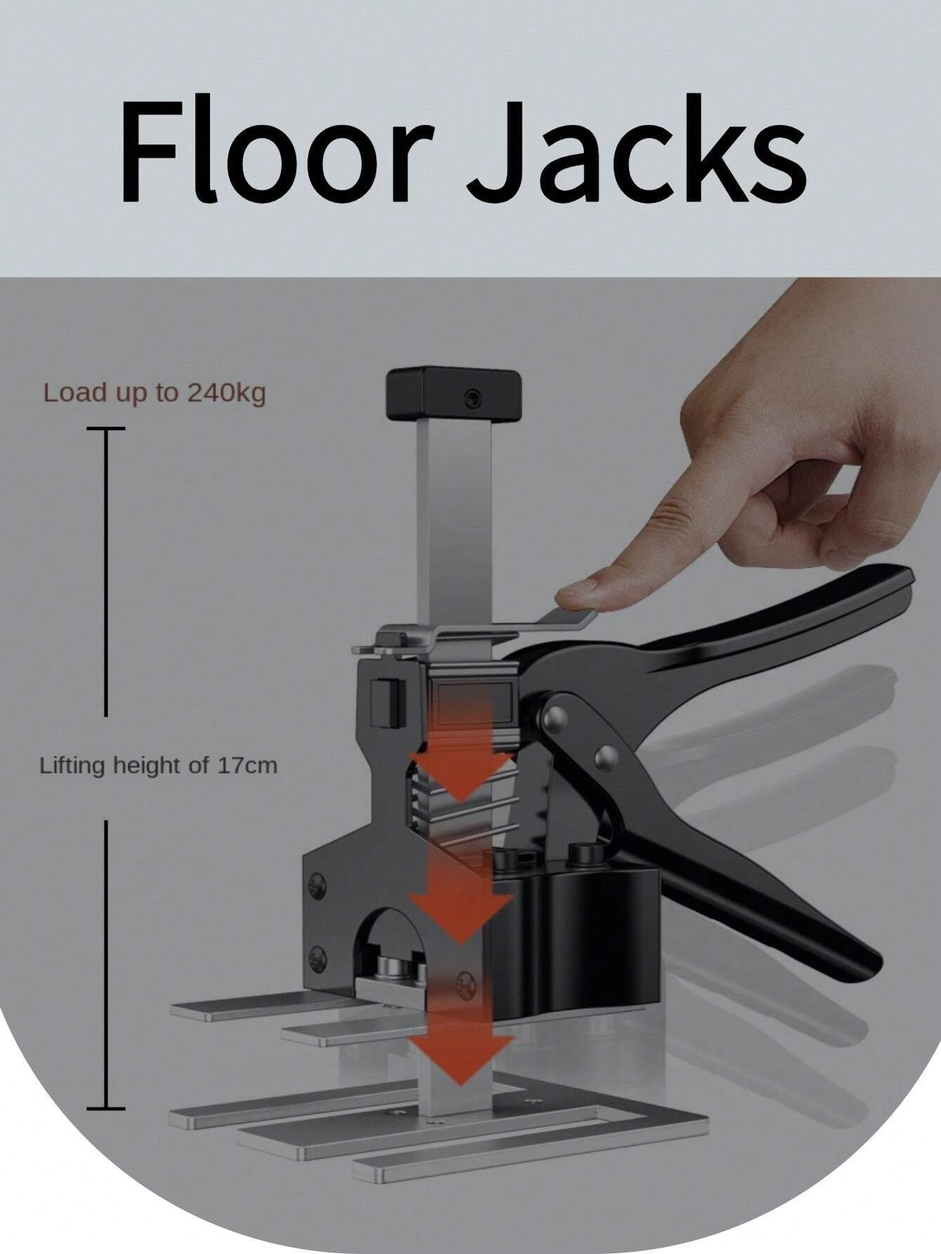 Gloednieuwe geüpgradede Dual-Plug Lifter Tile Lifter Saving Arm Jack ...