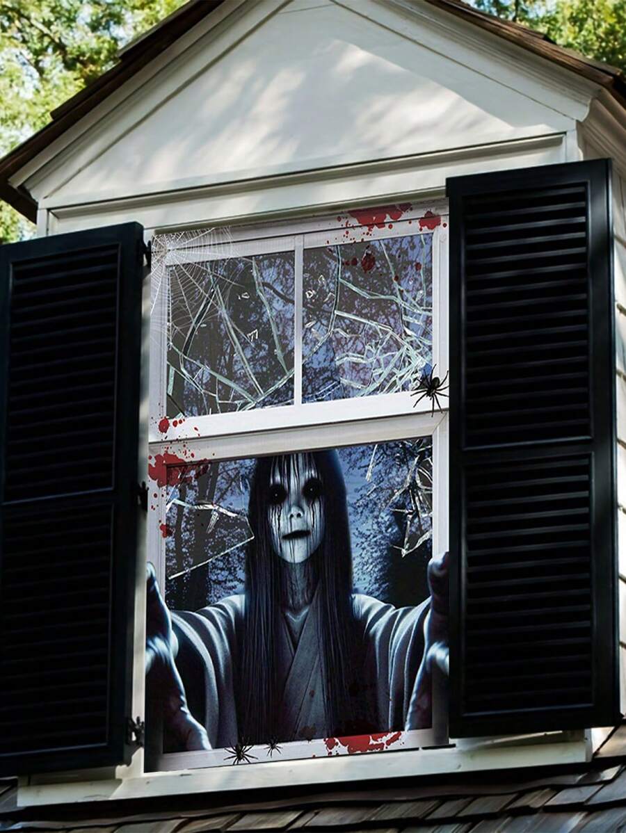 Gothic Haunted Prison Window Decoration - Perfect For Halloween ...