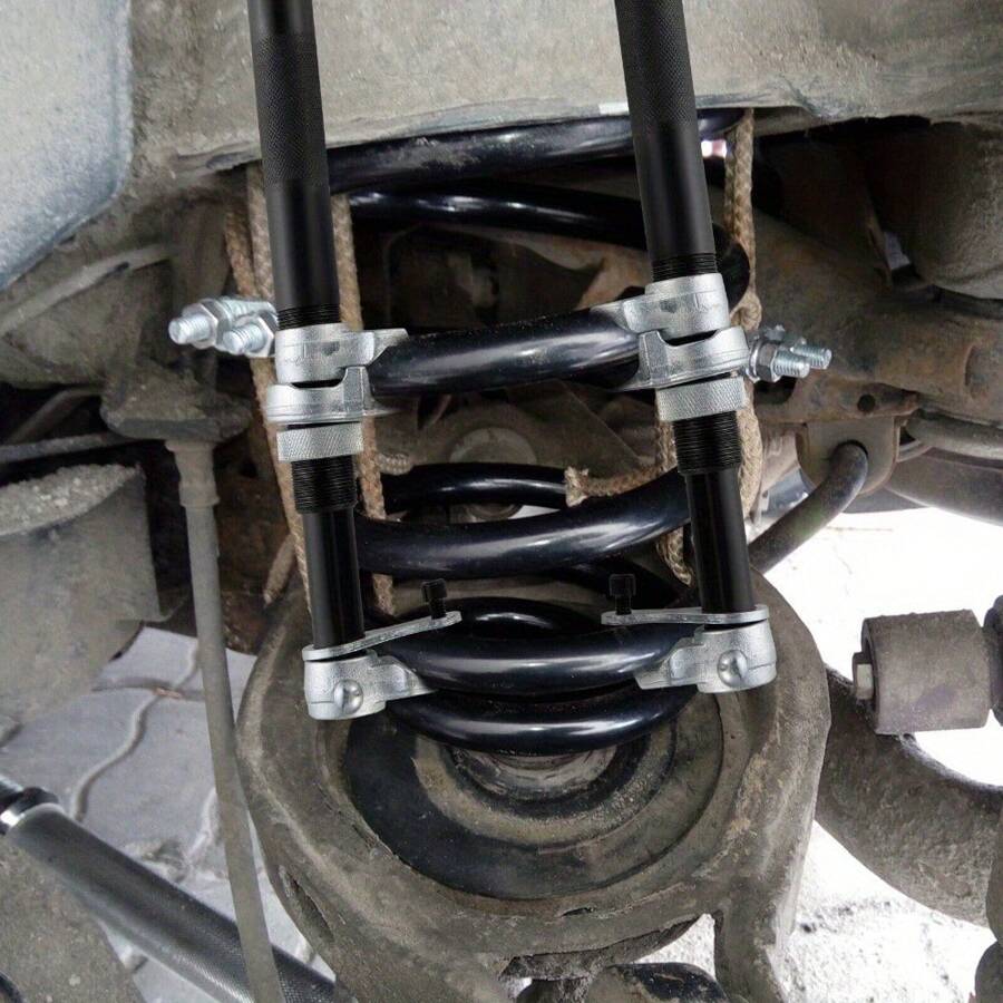 Spring Compressor Kit, Heavy Duty Coil Spring Compression Tools With ...
