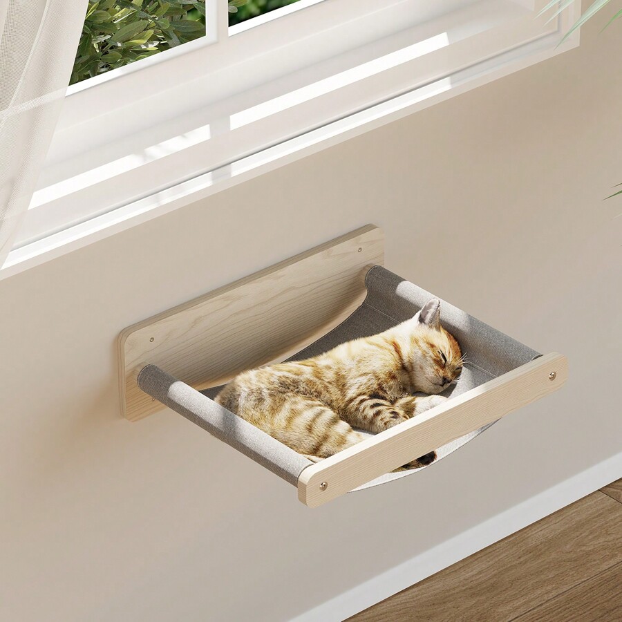 Wall-Mounted Cat Bed, Kitty Perches And Beds, Space-Saving Cat Wall ...