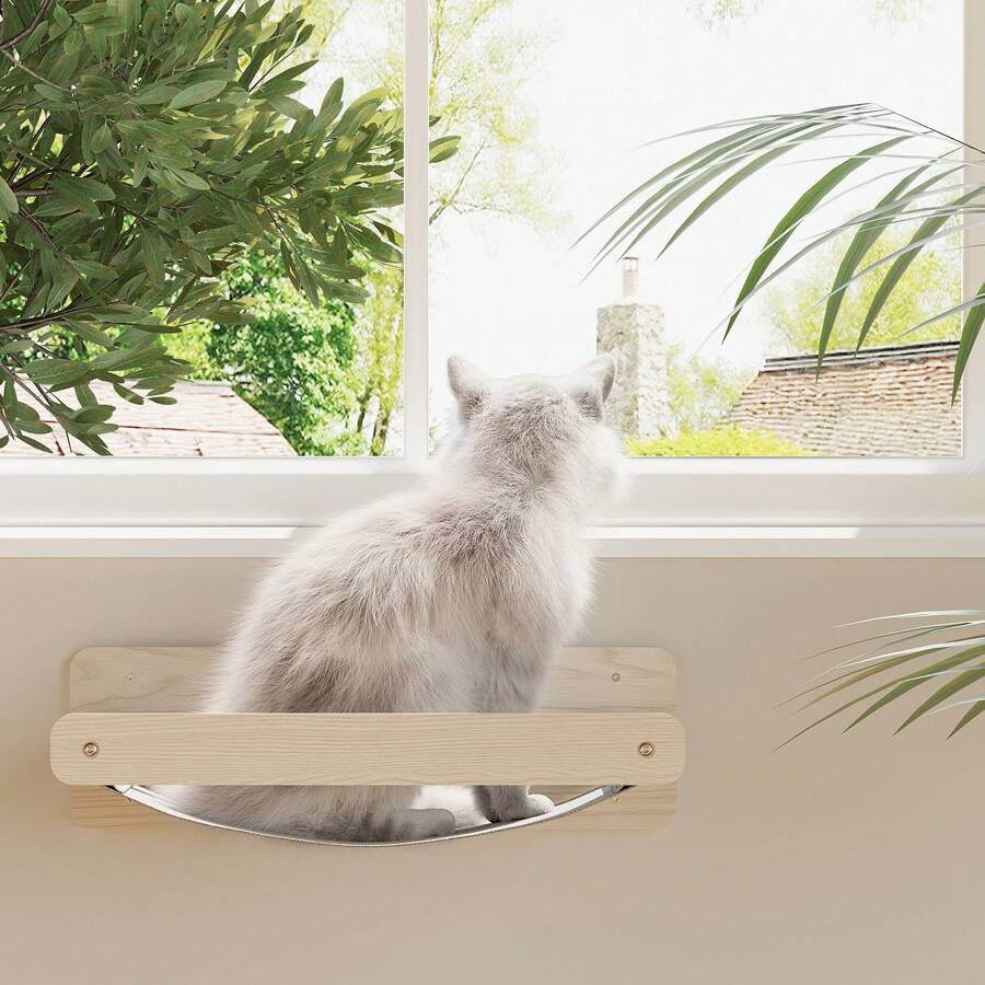 Wall-Mounted Cat Bed, Kitty Perches And Beds, Space-Saving Cat Wall ...