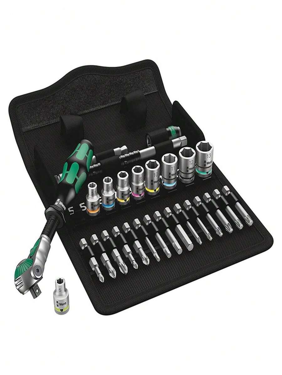 Wera Tools 05004016001 8100 SA 6 Zyklop 0.25 In. Drive Metric Speed ...