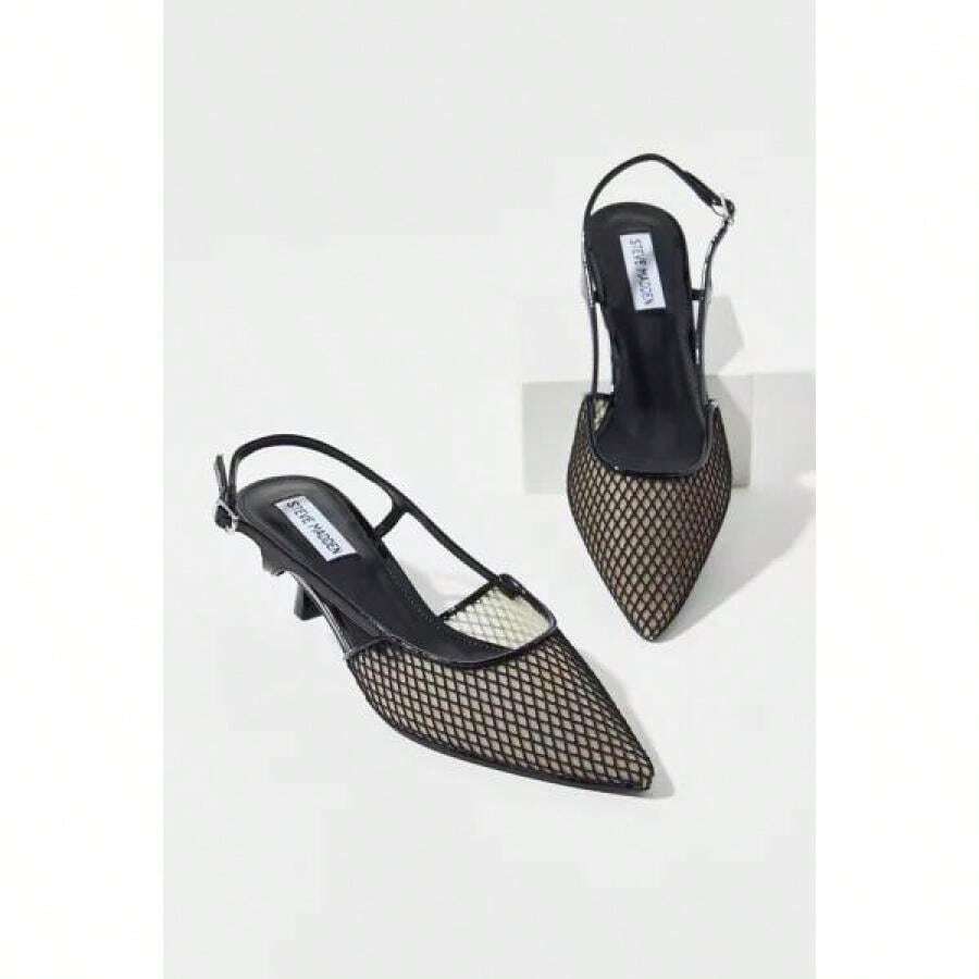 Steve Madden Legaci Mesh Kitten Heel | SHEIN USA