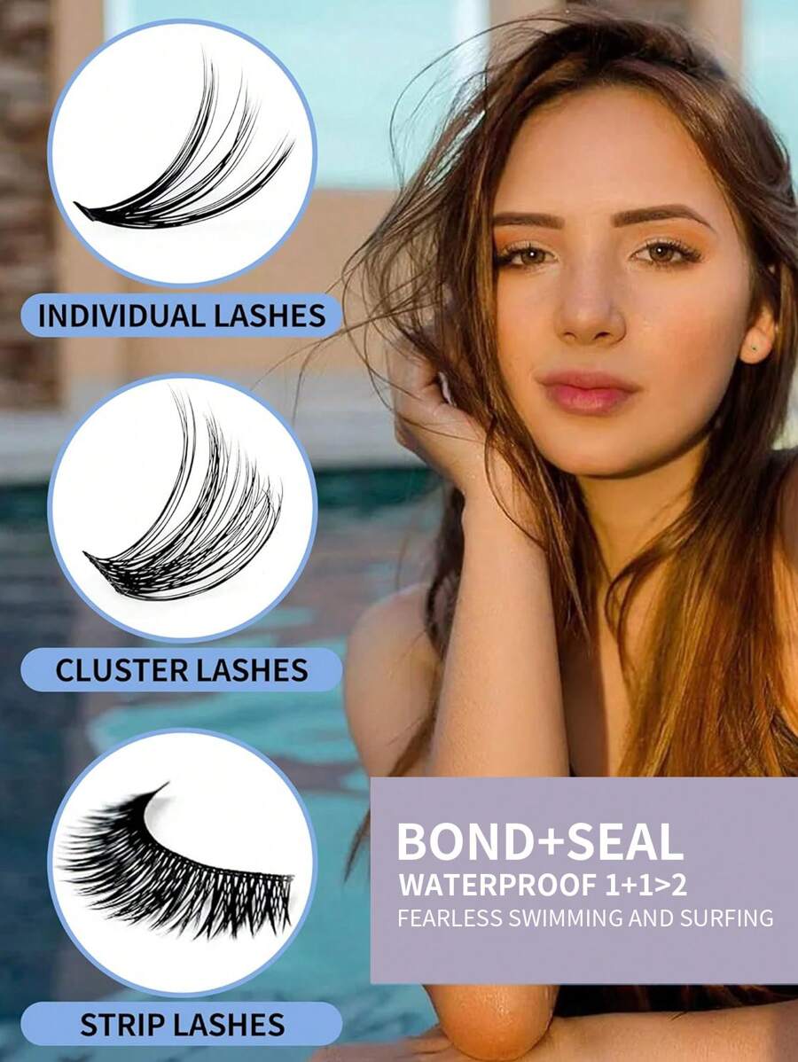 1pc Eyelash Bonding And Seal Cluster Eyelash Glue 6ml Strong Bond ...