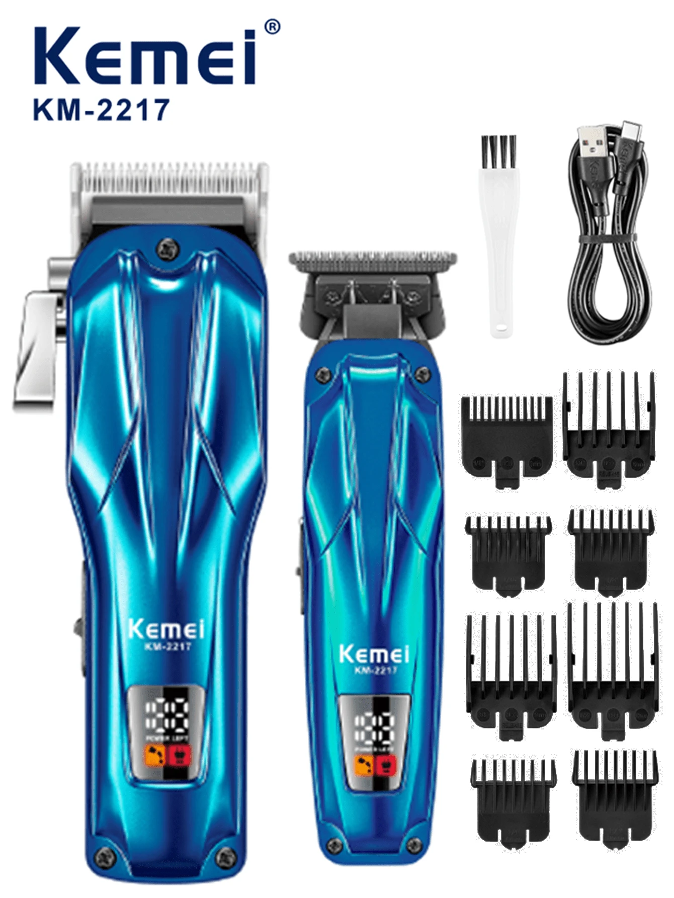 Kemei KEMEI Km-2217 High-Quality Professional LED Display Screen Metal ...