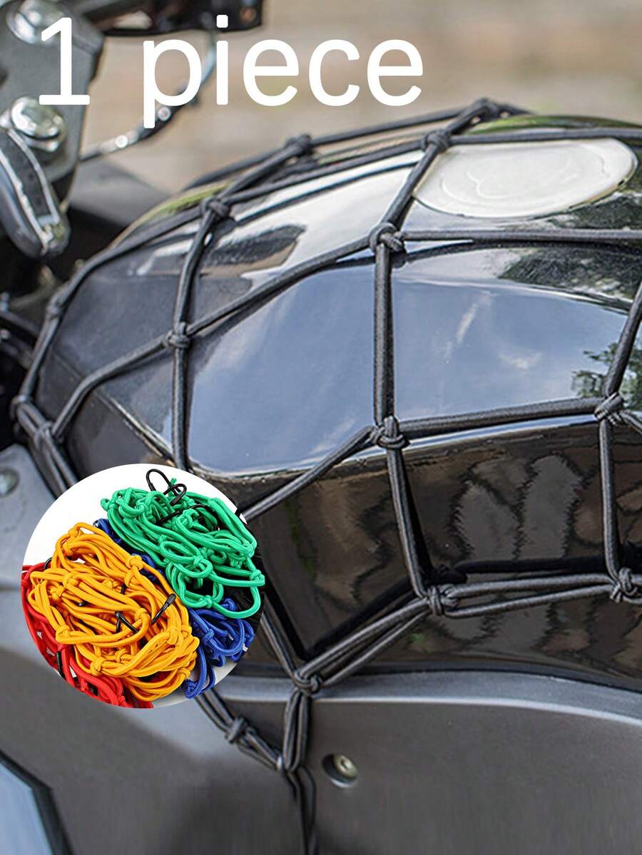 1pc Motorcycle Helmet Cargo Net Flexible Bungee Net, Luggage Rack ...