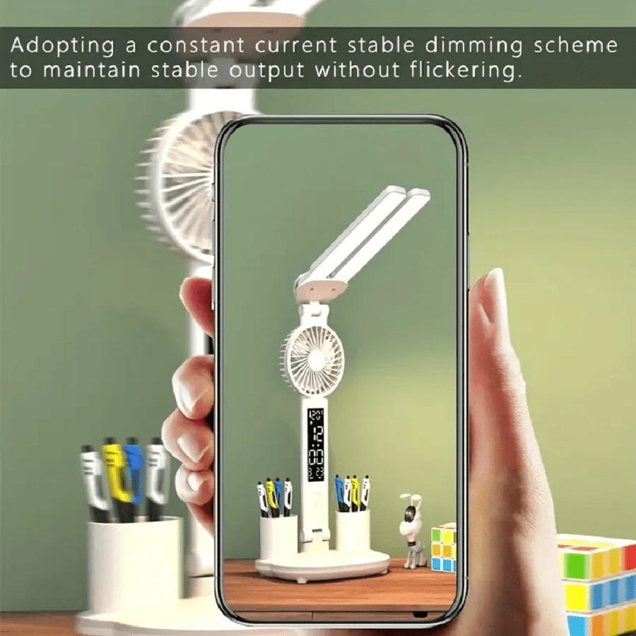 Versatile LED Desk Lamp With Digital Date, Temperature Display ...