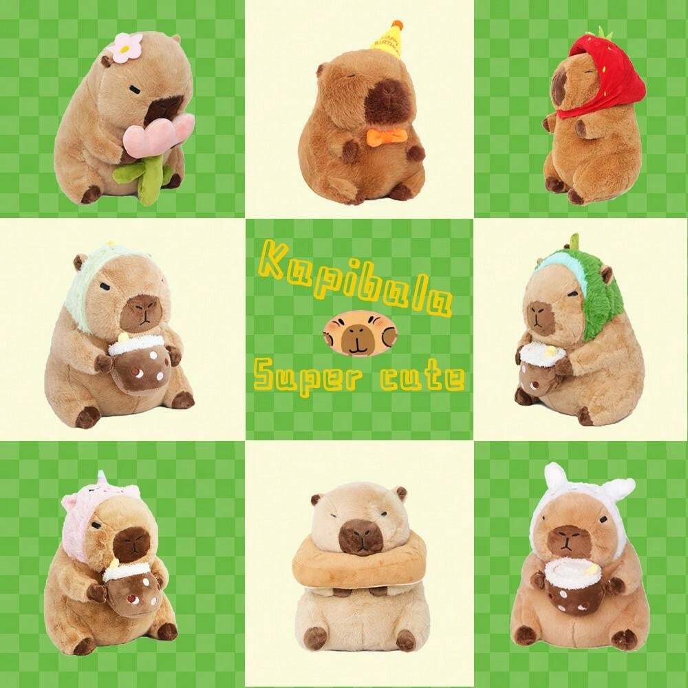 1pc Eight Styles Of Creative New Cute Transformation Capibala Family ...