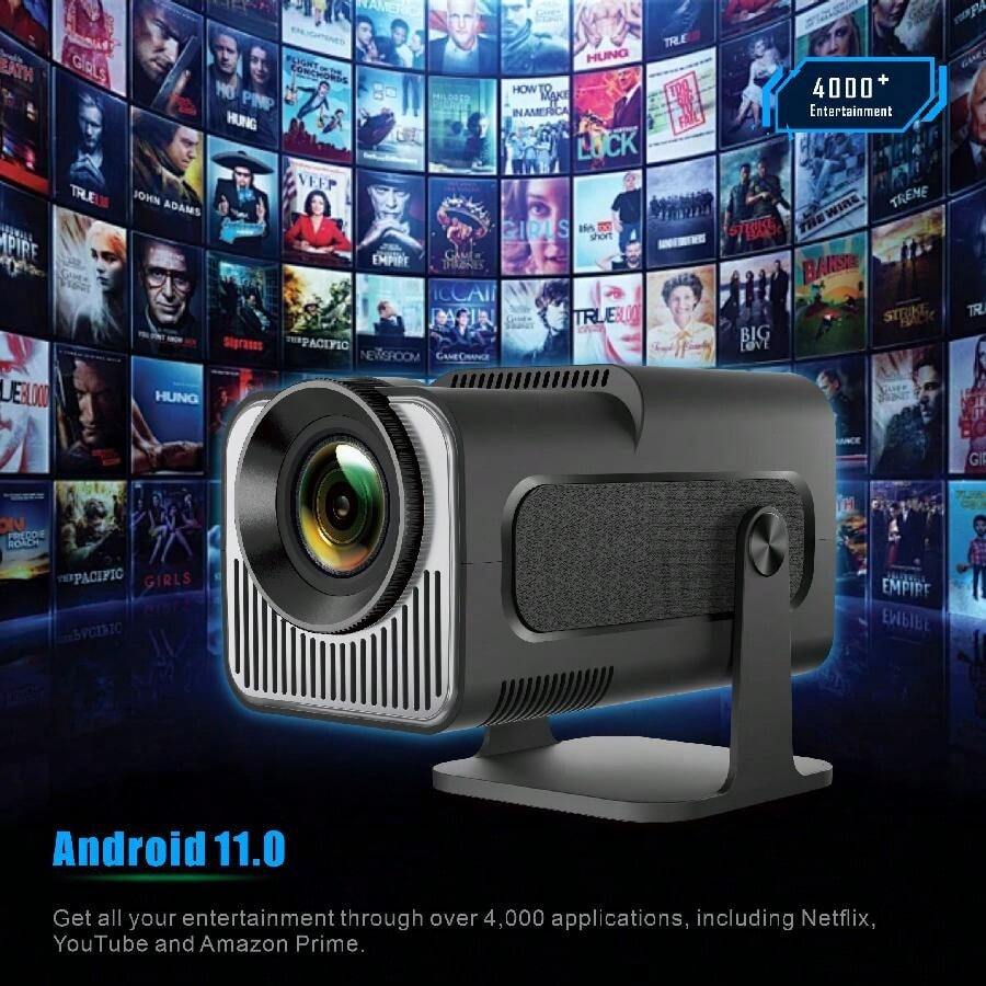 ENUOSUMA HY320 4K Android 11 Projector Native 1080P 200ANSI HY320 Dual ...