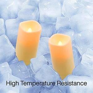 Hausware Set Of 12 Waterproof Outdoor Flameless Candles, Battery ...