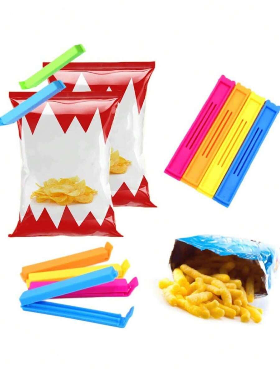 30pcs Bag Clips Portable Food Snack Bag Sealing Clamp Food Fresh Keep ...