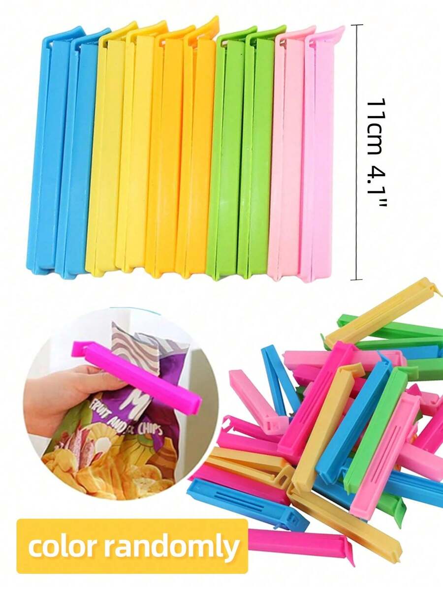 30pcs Bag Clips Portable Food Snack Bag Sealing Clamp Food Fresh Keep ...