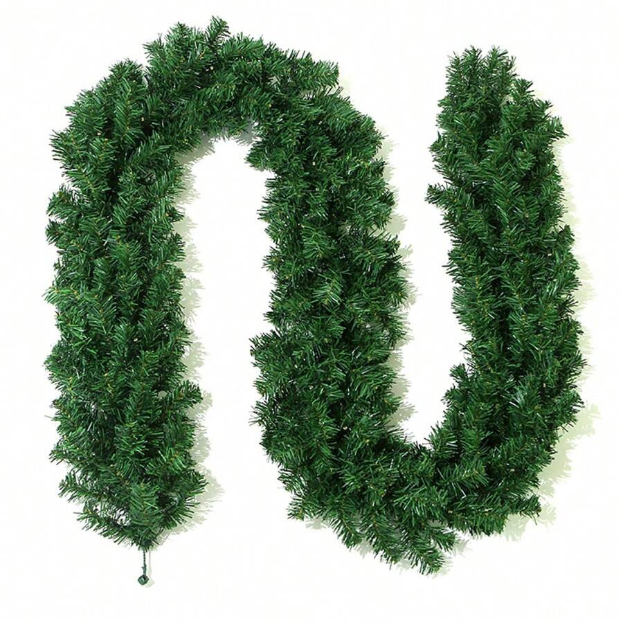 Garland Wreath Set, PVC Artificial Greenery Vine Decorations, Non ...