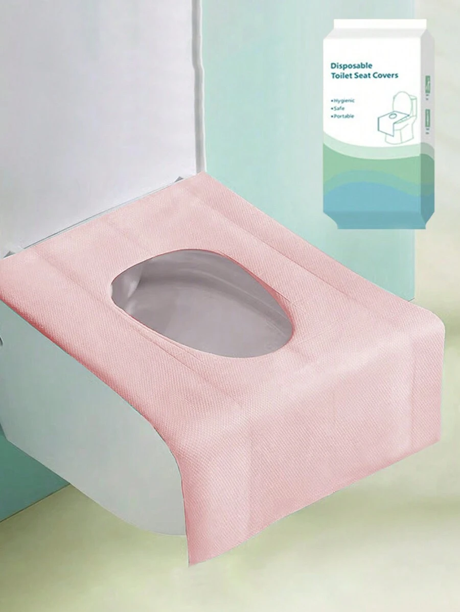 Capa de assento sanitário descartável de papel lavável Capa de assento ...