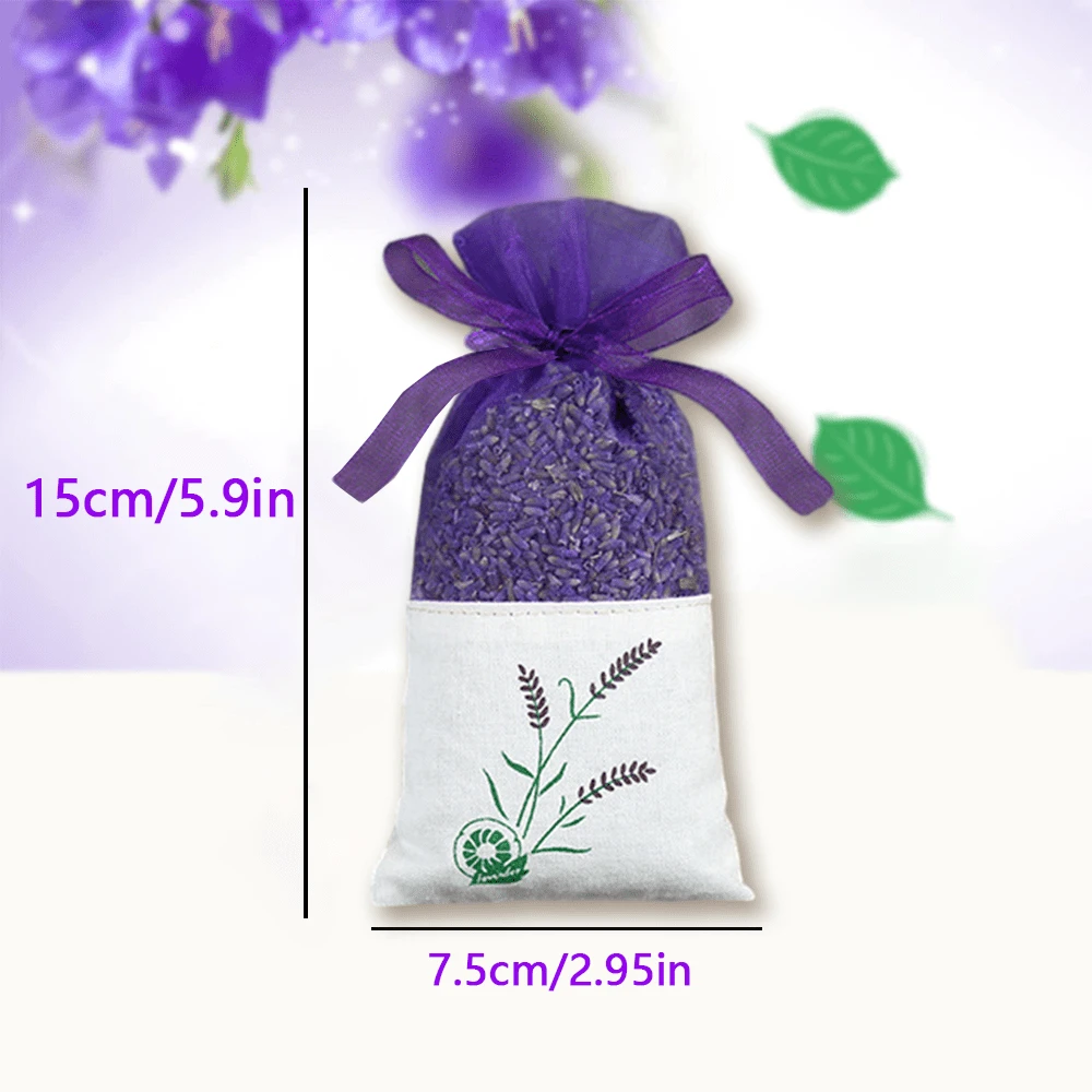 5 Packs Lavender Sachet Bags For Drawers And Closets, Long-Lasting ...