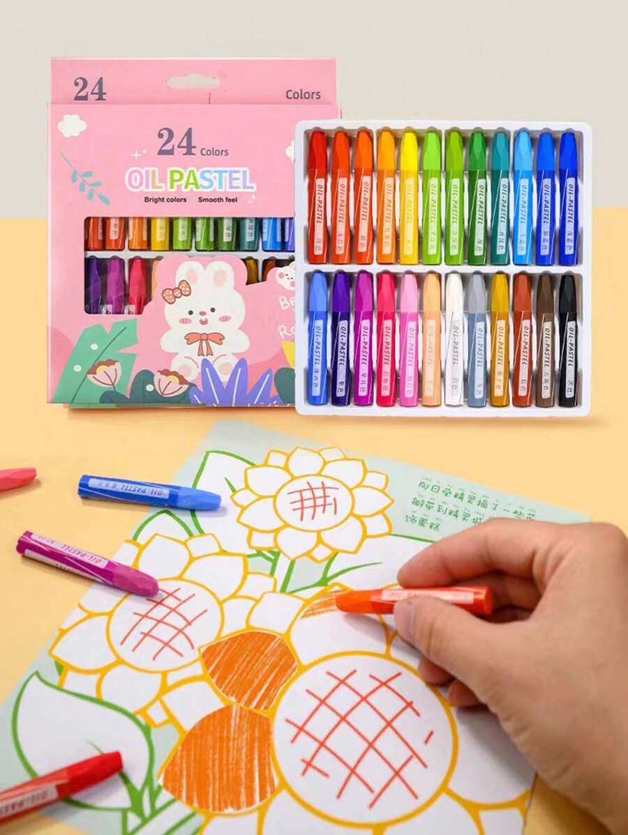 Coloring Washable Crayon Children's Coloring Stick Art Painting Stick ...