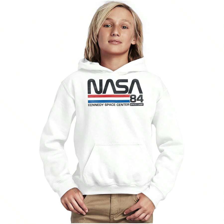 Vintage NASA Kennedy Space Center Youth Hoodie Boy Girl | SHEIN USA