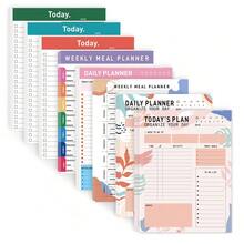 Daily Planner Notepad, Self-Discipline Record Book, Simple Tear-Off ...