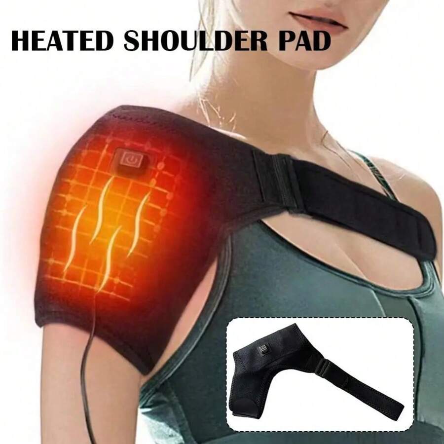 Heated Shoulder Heating Pad Bracket Vibrating Knee Heating Pad For ...