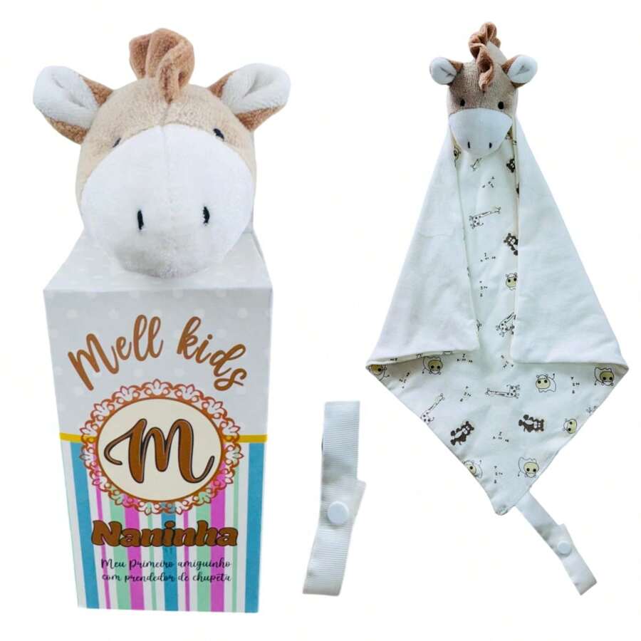 Naninha com prendedor de chupeta - REF:1355 | SHEIN Brasil