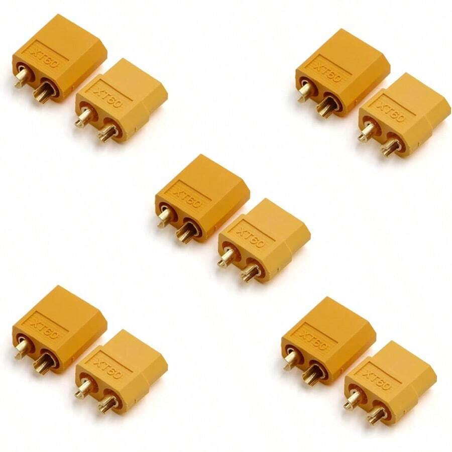 5 pares de conector XT60, conector macho y hembra XT60, conectores de bala para batería Lipo ...