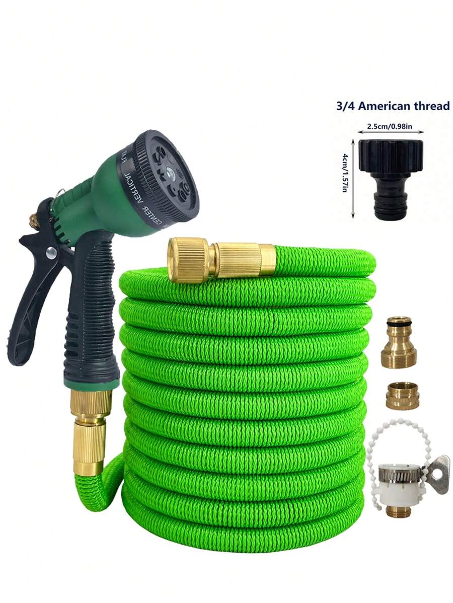 6pcs High-Pressure Multi-Function Garden Hose Nozzle Set With Flexible ...