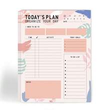 Daily Planner Notepad, Self-Discipline Record Book, Simple Tear-Off ...