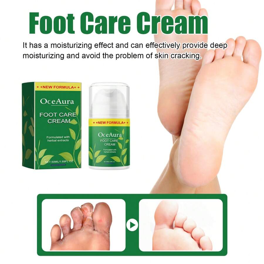50ml Foot Care Cream, Moisturizing, Cracked Heel, Dry Skin Relief And ...