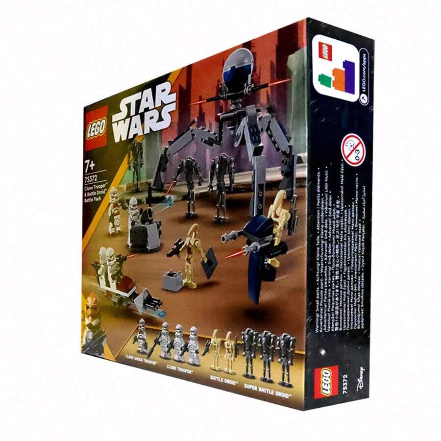 LEGO Star Wars 75372 Clone Soldiers And Combat Robots Battle Set ...