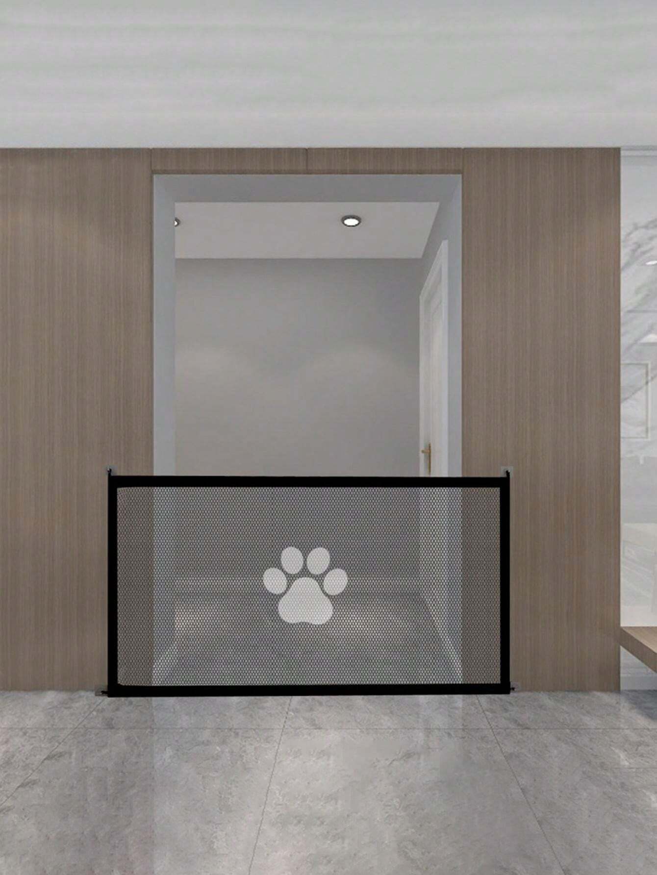 No-Drill Pet Fence Barrier Dog Isolation Net, Portable Foldable Dog ...